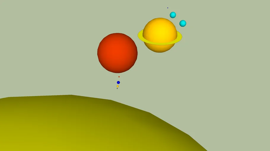 Solar System (beginner) | 3D Warehouse