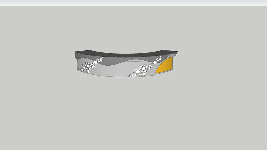 futuristic counter | 3D Warehouse