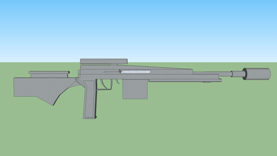 .50 caliber sniper rifle ( Fiction ) | 3D Warehouse