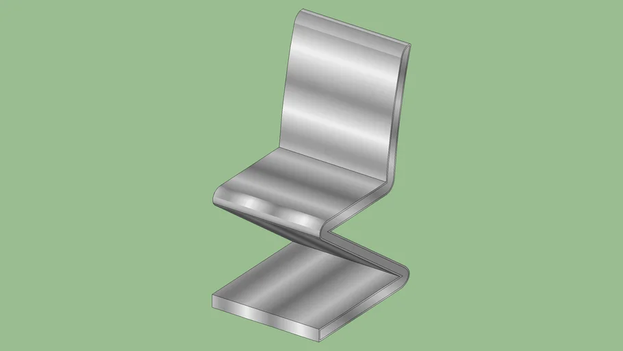Modern Chair Stainless Steel | 3D Warehouse