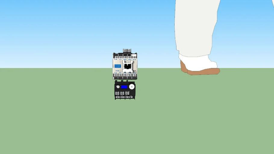 Contactor+S-N12+Overload+TH-N12 | 3D Warehouse