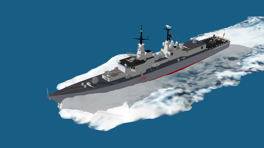 ITALIAN NAVY DESTROYER DD 561 | 3D Warehouse