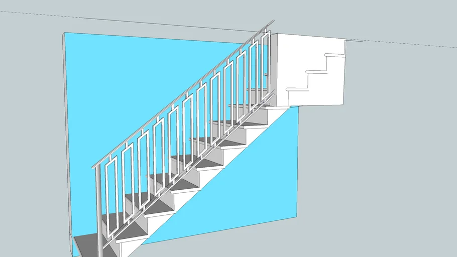 sq railings | 3D Warehouse