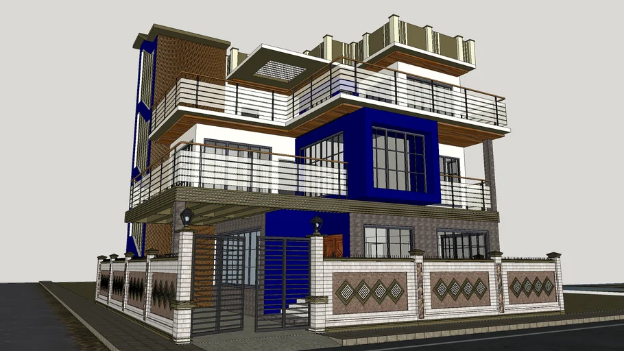 DUPLEX HOUSE 3D MODEL | 3D Warehouse