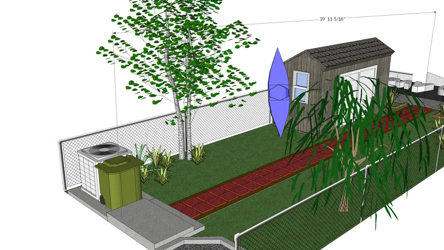 My back yard | 3D Warehouse