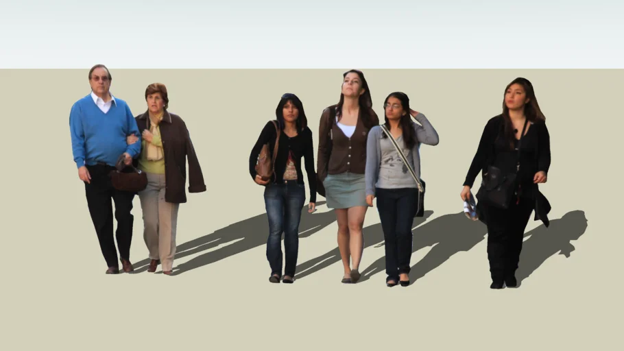 people in the street | 3D Warehouse