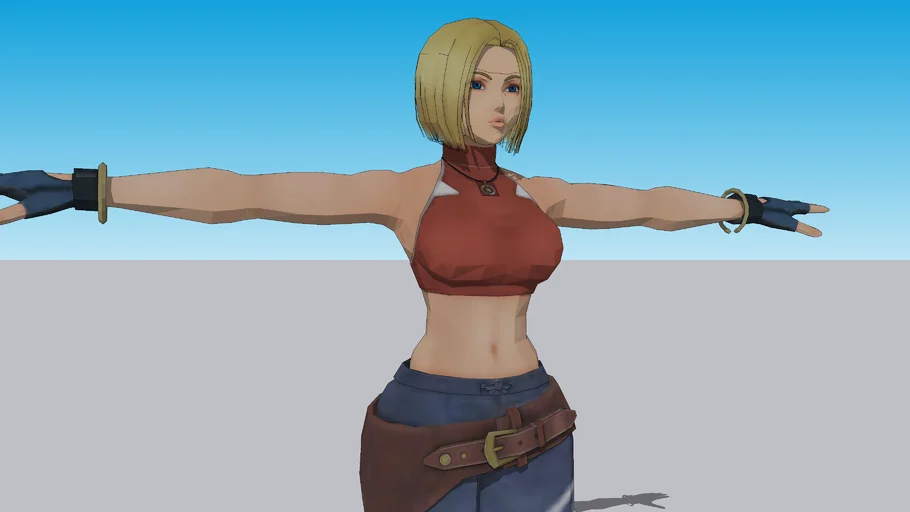 Blue Mary SNK | 3D Warehouse