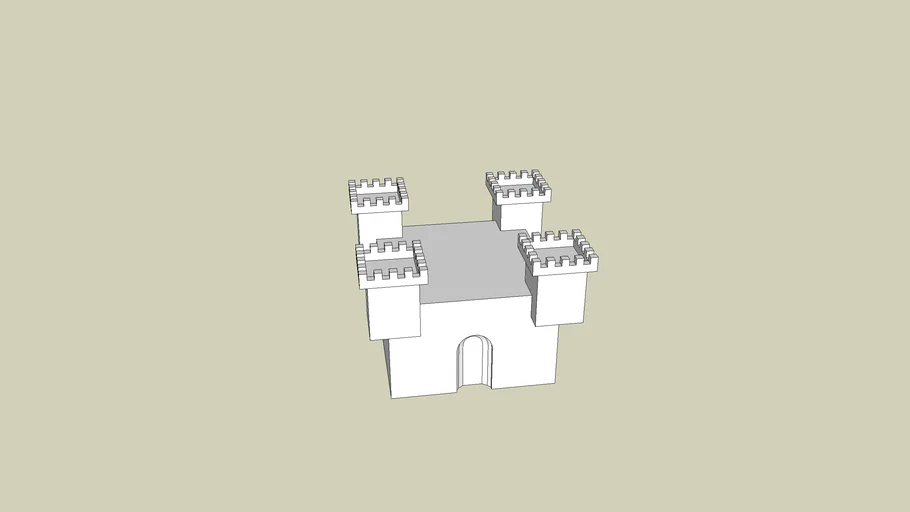 Simple fortress | 3D Warehouse