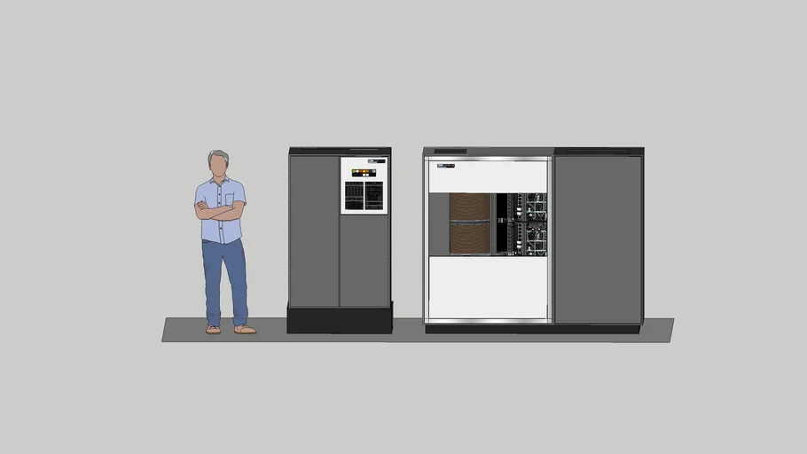IBM 1302 DISK STORAGE SYSTEM - 1963 | 3D Warehouse
