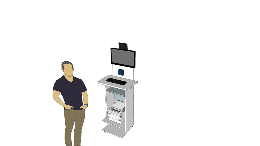 scan print workstation | 3D Warehouse