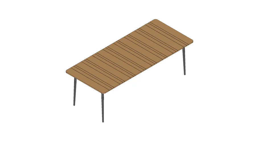 Leo dining table 240 | 3D Warehouse
