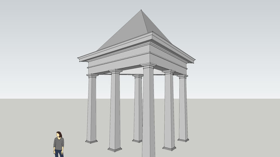 triangular temple | 3D Warehouse