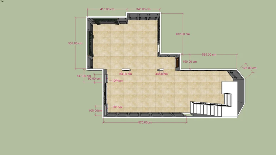 Majlis Interior Plan | 3D Warehouse