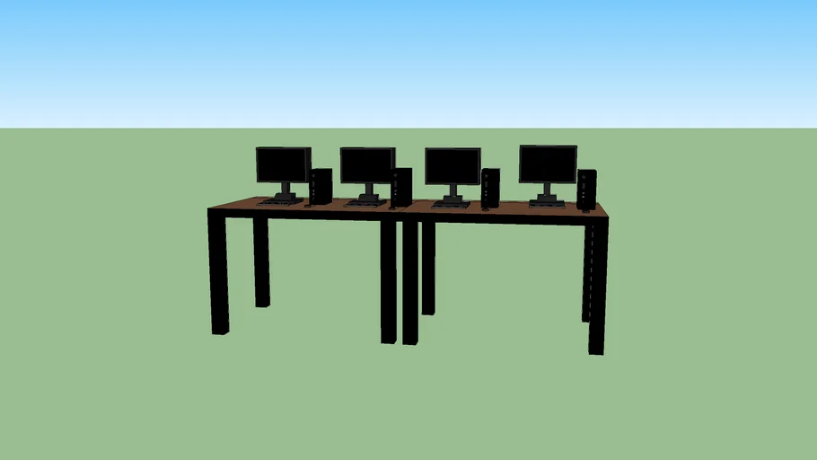 Computer Set | 3D Warehouse