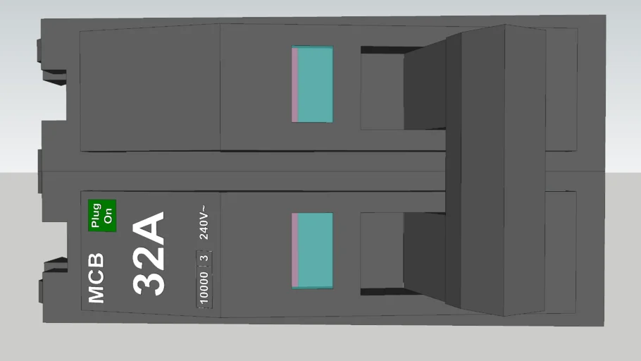 MCB 2P 32A | 3D Warehouse