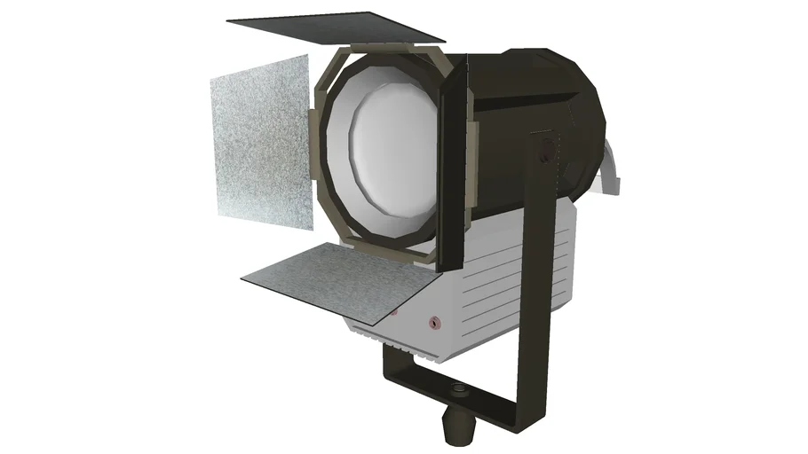 HMI Light 125Watts with Barndoors - Detailed | 3D Warehouse