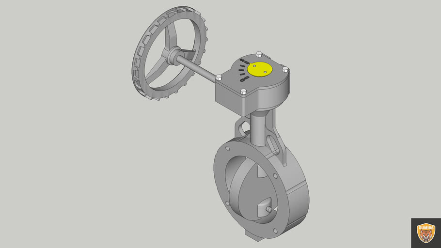 Butterfly Valve 150A Kitz | 3D Warehouse