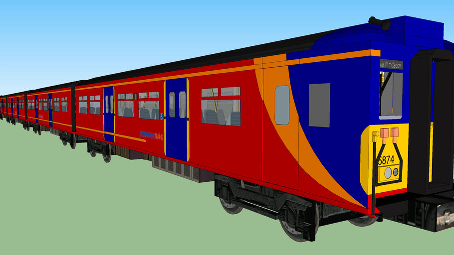 Class 455 South West Trains 12-Car | 3D Warehouse