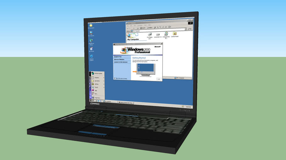 Compaq Evo N600C notebook (laptop) computer | 3D Warehouse