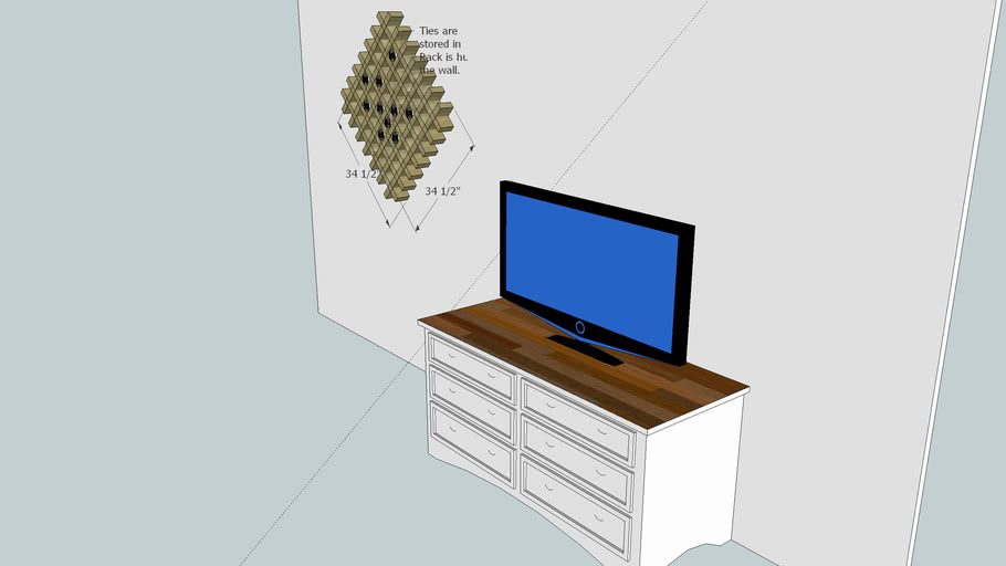 Tie Rack | 3D Warehouse
