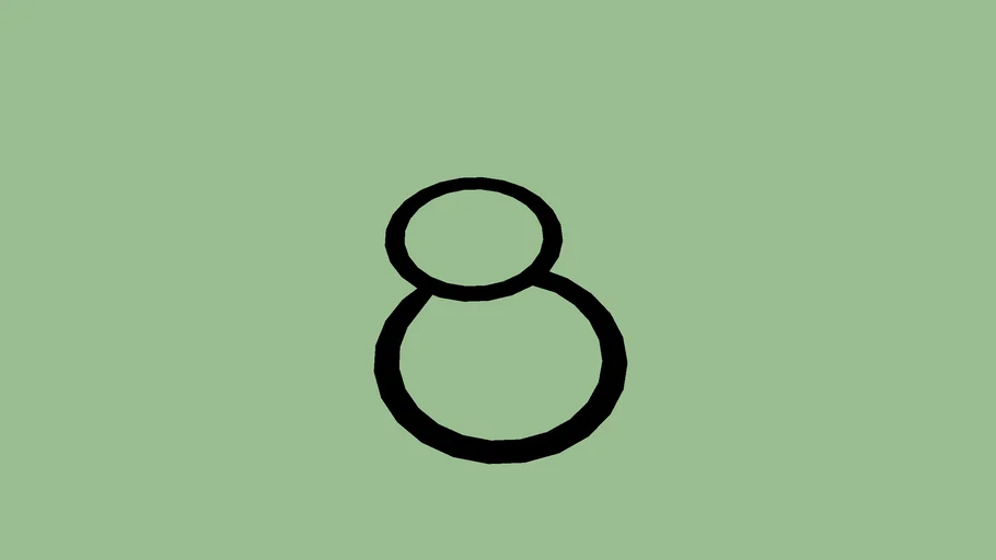 number eight | 3D Warehouse