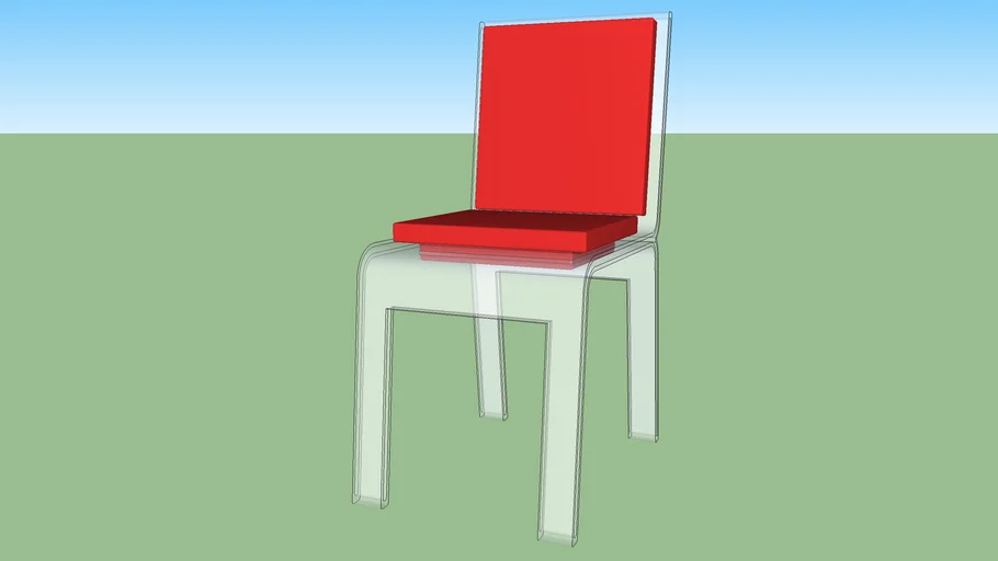 chaise plexi | 3D Warehouse