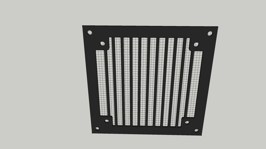 120mm Computer Fan Dust Cover | 3D Warehouse