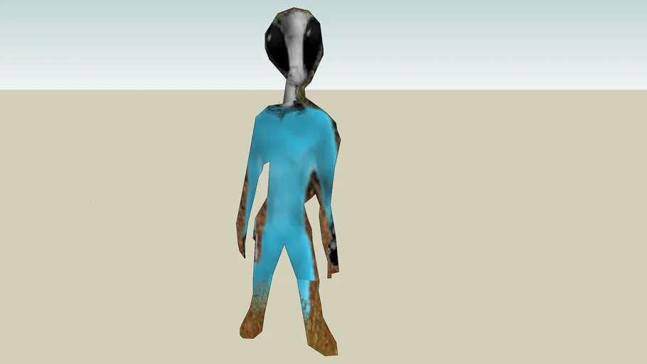 2D alien | 3D Warehouse