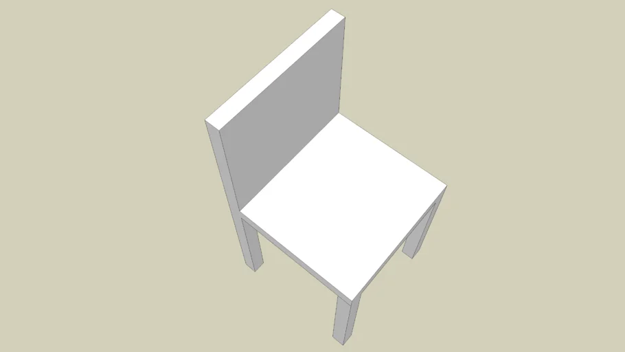 simple chair | 3D Warehouse