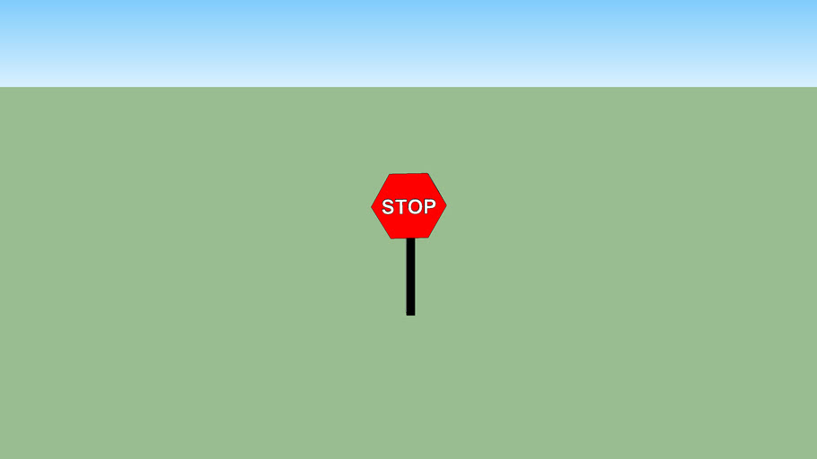 STOP sign | 3D Warehouse