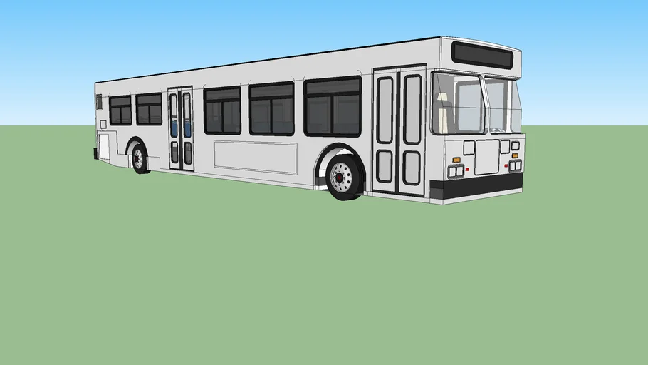 2003 New Flyer Low Floor (D40LF) (city/transit) bus | 3D Warehouse