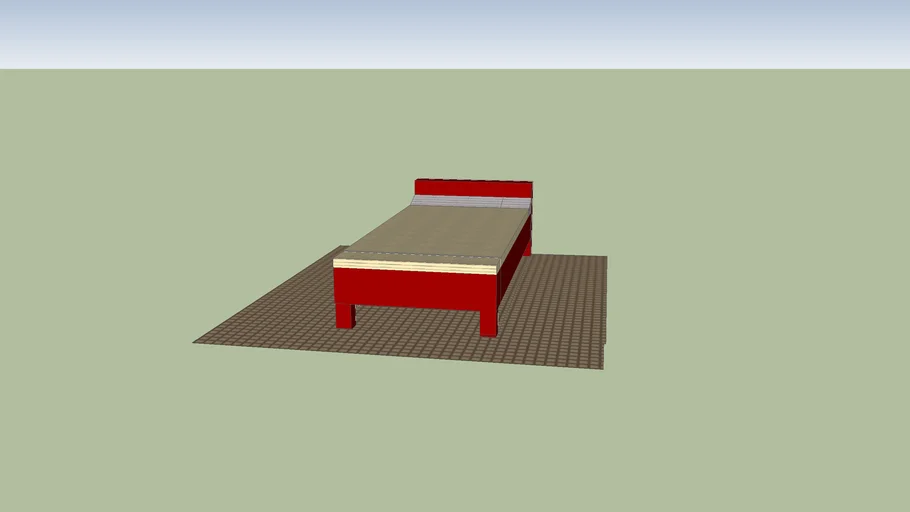simple bed | 3D Warehouse