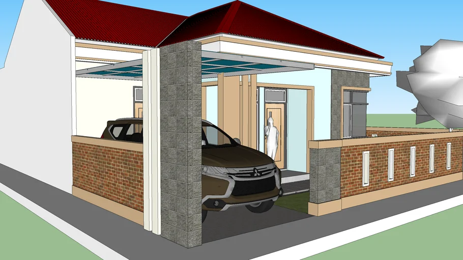 Rumah Type 70 | 3D Warehouse