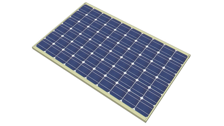 250Wp Solar Panel | 3D Warehouse