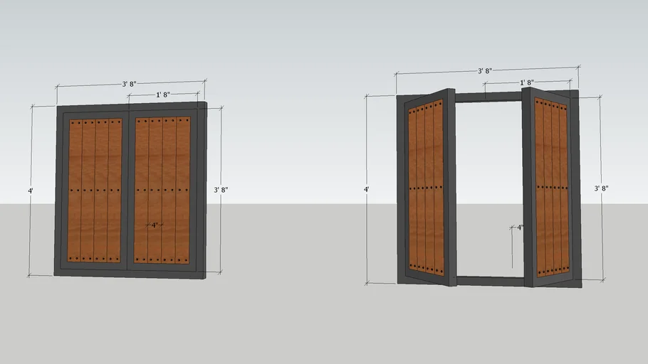 Rustic Window | 3D Warehouse