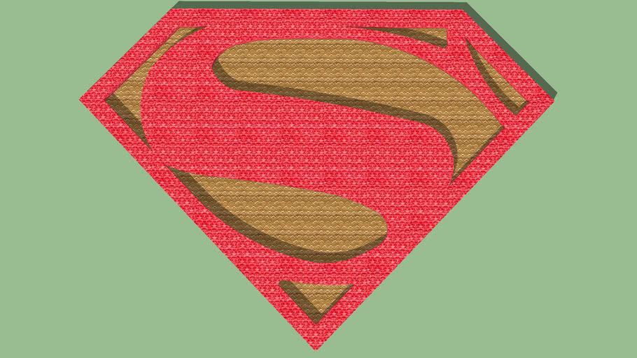 Man of Steel (2013) film - Superman Chest Symbol | 3D Warehouse