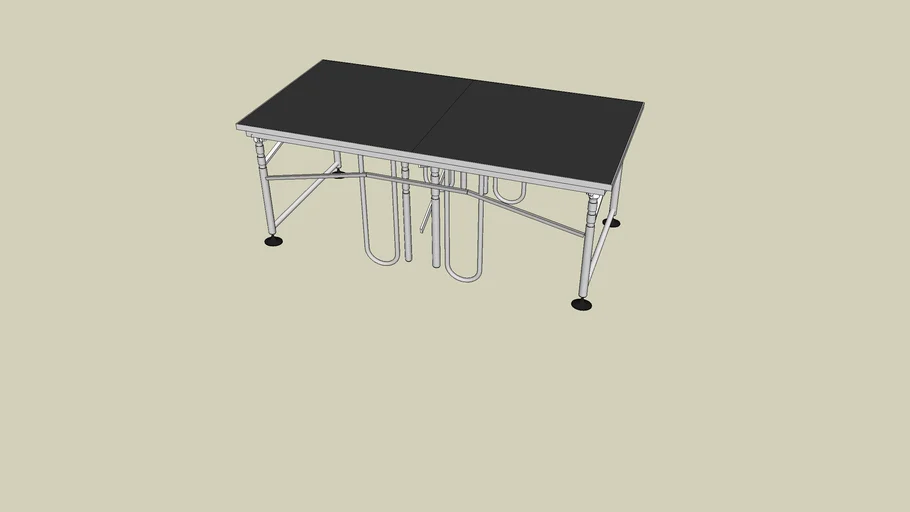 4ft x 8ft Staging Piece | 3D Warehouse