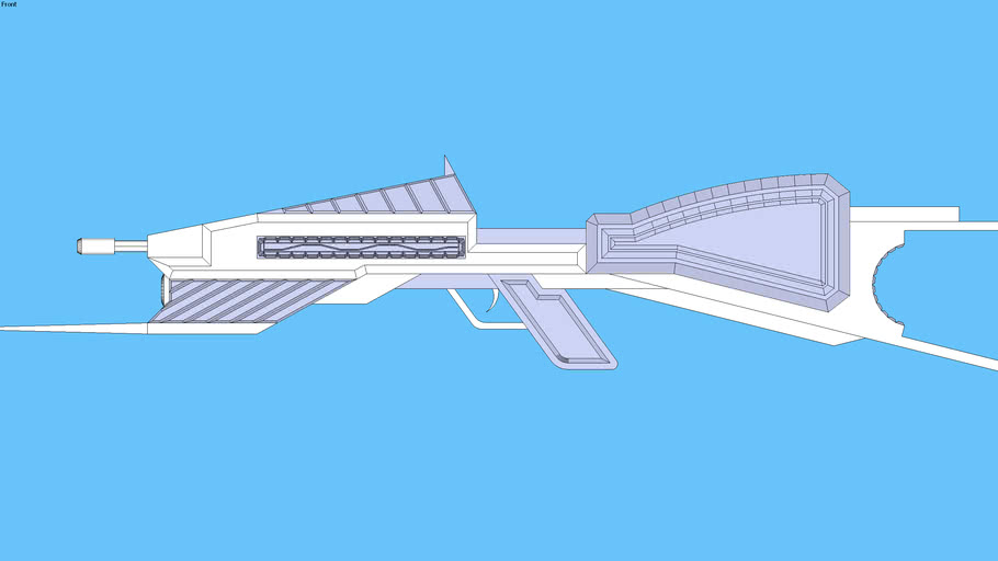R23 Sandstorm Assault Rifle | 3D Warehouse