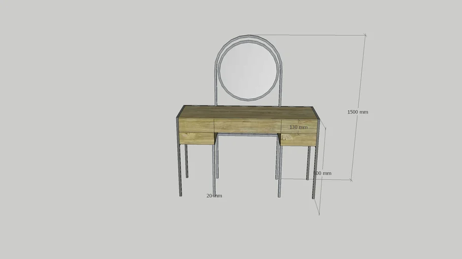 DRESSING TABLE | 3D Warehouse