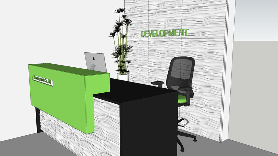 RECEPTION COUNTER | 3D Warehouse