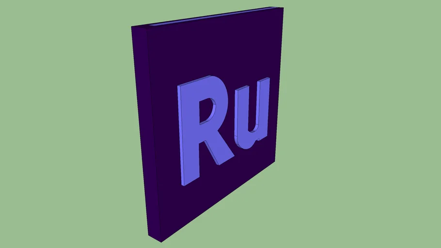 Adobe Premiere Rush icon 3D | 3D Warehouse