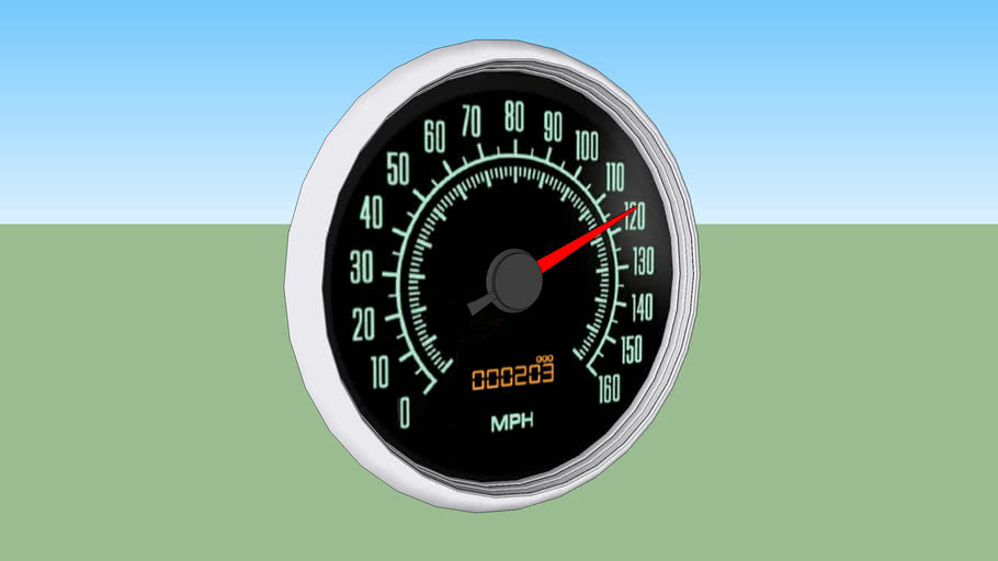 Analog Speedometer | 3D Warehouse