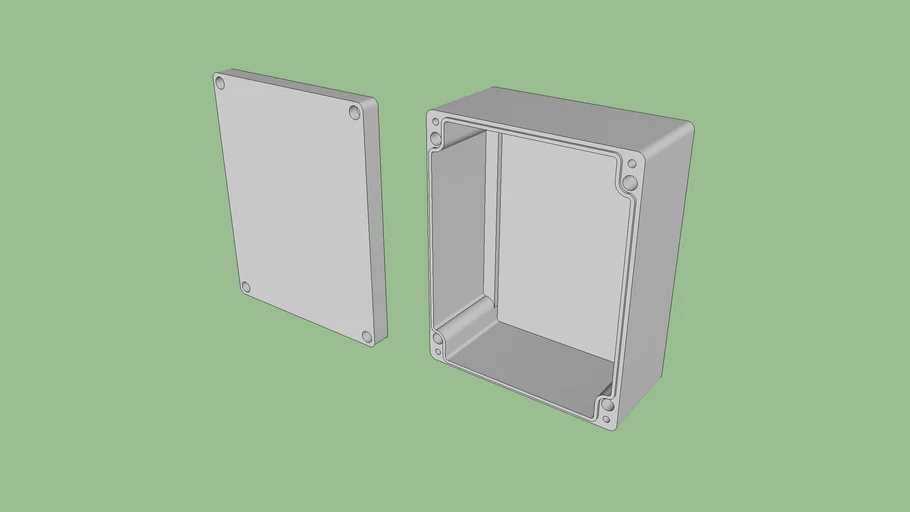 Hammond Polyester Box 1590ZGRP233 | 3D Warehouse