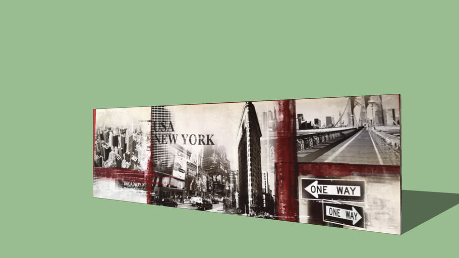 TABLEAU DECO 140CM | 3D Warehouse