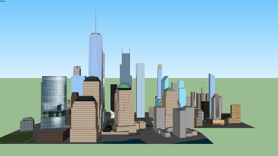 Lower Manhattan in the future | 3D Warehouse