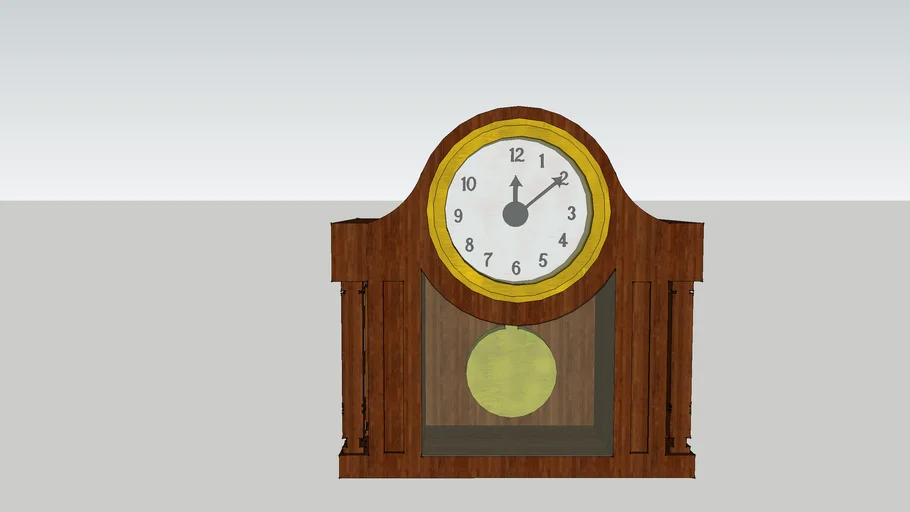 Antique pendulum clock | 3D Warehouse
