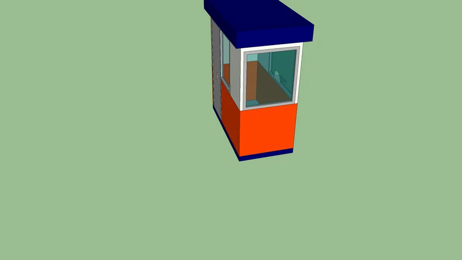Pos Parkir | 3D Warehouse
