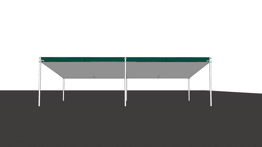 Tent / Tenda Tratak 6 x 6 M | 3D Warehouse