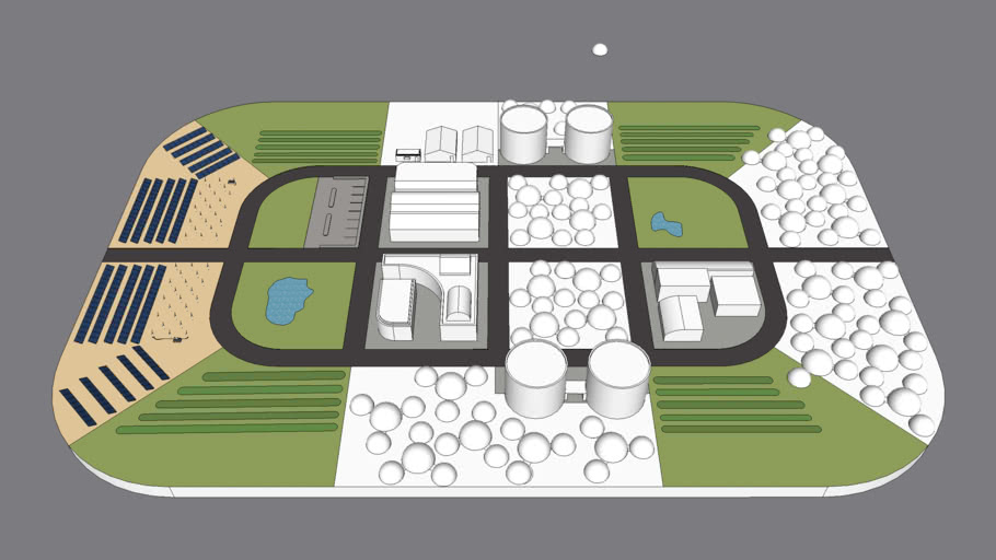 Future Eco-City Concept (Unfinished) | 3D Warehouse
