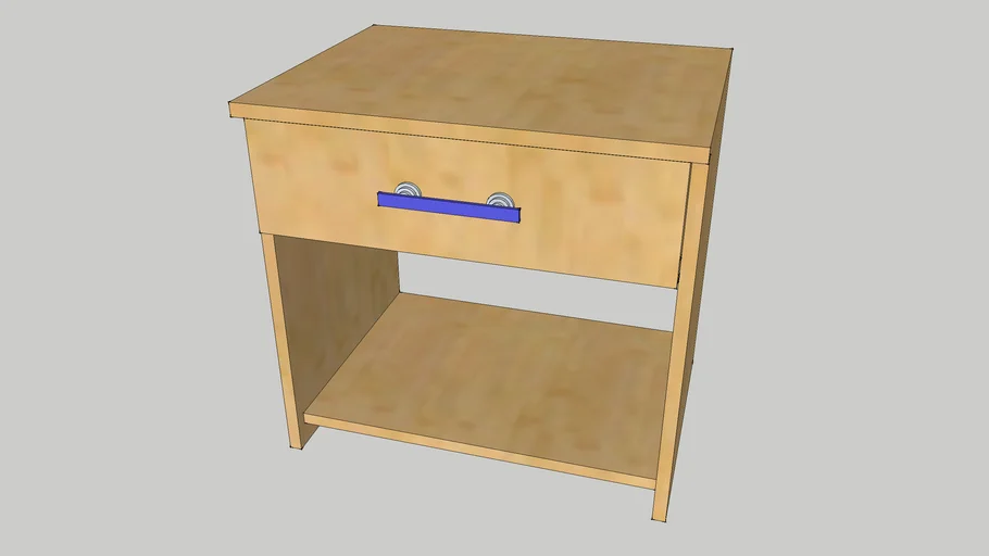 Table de nuit simple | 3D Warehouse